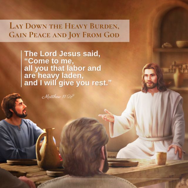 LAY DOWN THE HEAVY BURDEN, GAIN PEACE AND JOY FROM GOD – The Church of ...